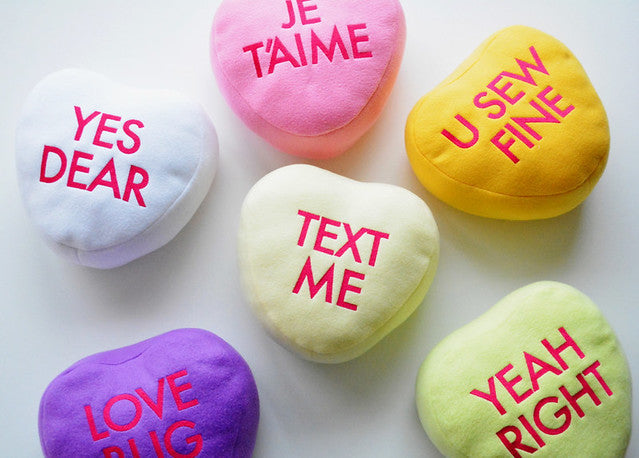 Candy Heart Pillows